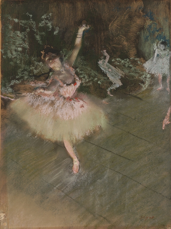 Ballerina Paintings By Edgar Degas