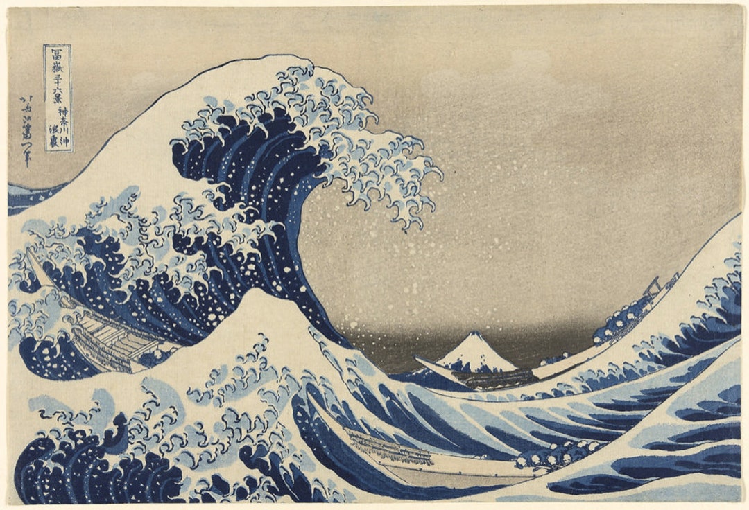 Hokusai the Great Wave off Kanagawa Japanese Fish Ocean Japanese Art ...