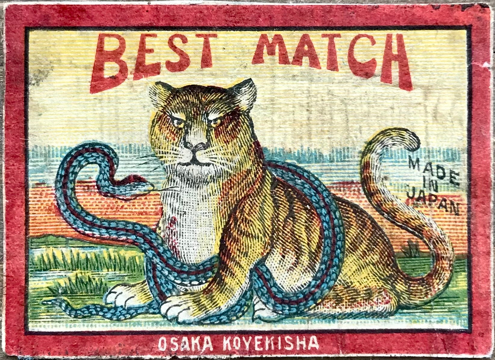 Vintage Matchbox Art