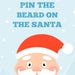Pin the Beard on the Santa - Etsy