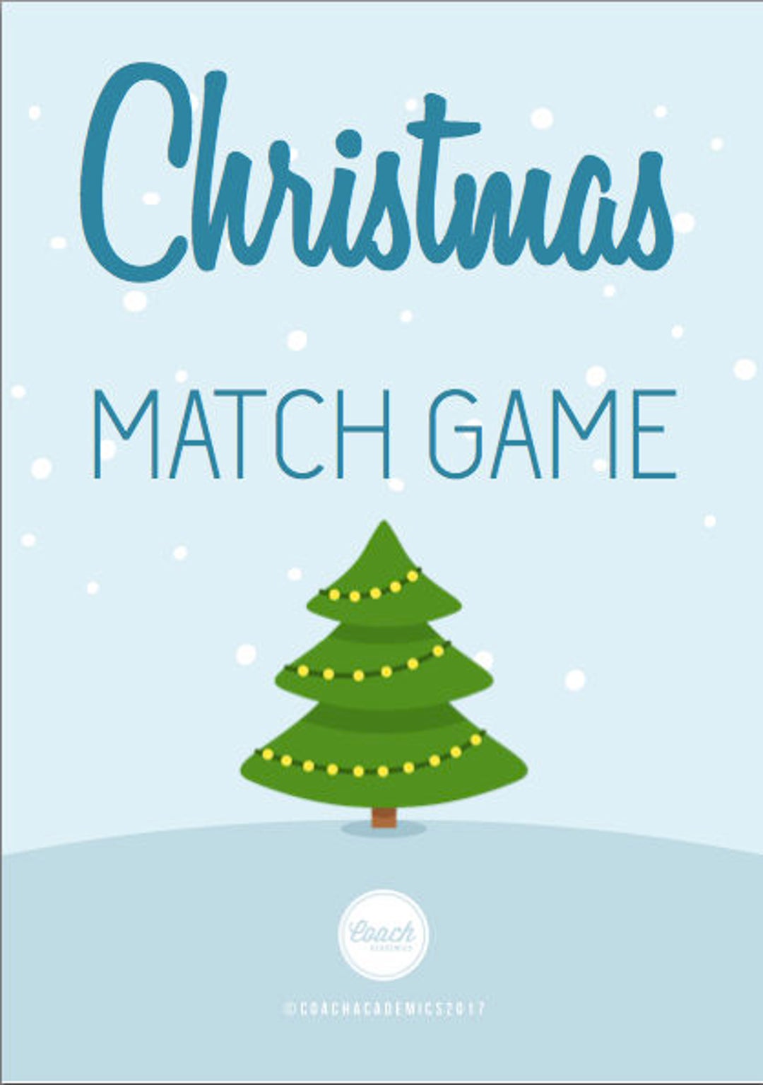 Christmas Match Game - Etsy