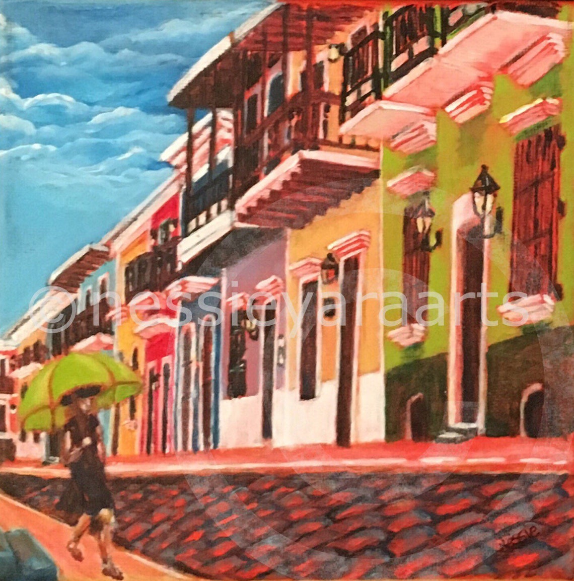 Thinking of My Old San Juan Series LE PRINT by Nessie Yara - Etsy