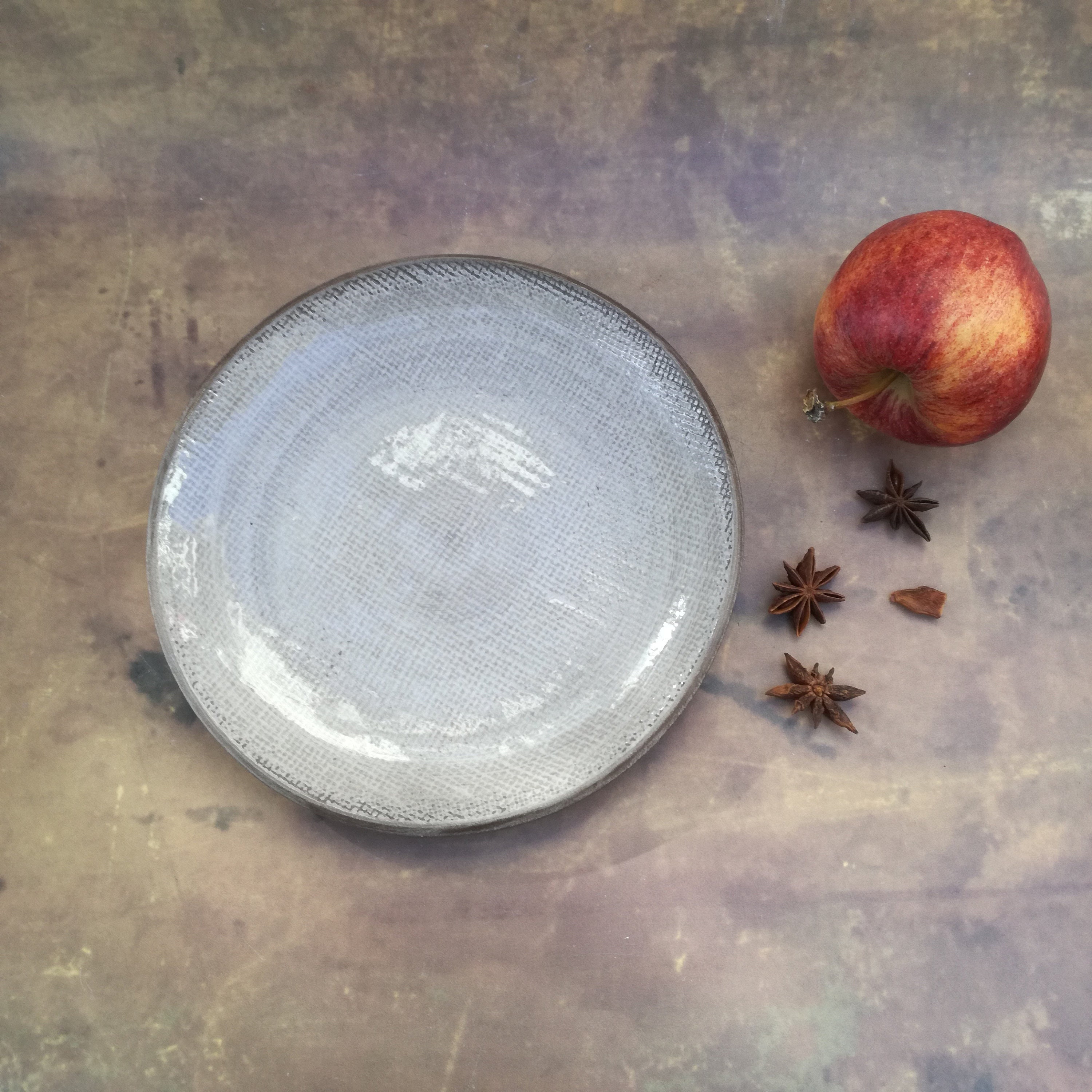 Dessert plate 19 cm White plate Ceramic plate Serving | Etsy