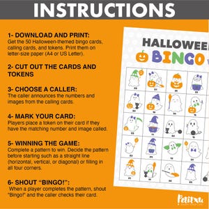Halloween Bingo Cards, Kids Halloween Party Games, Halloween Classroom ...