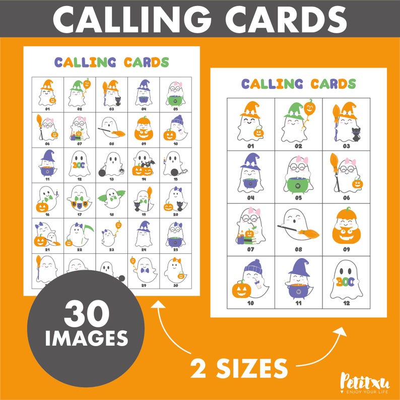 Halloween Bingo Cards, Kids Halloween Party Games, Halloween Classroom ...