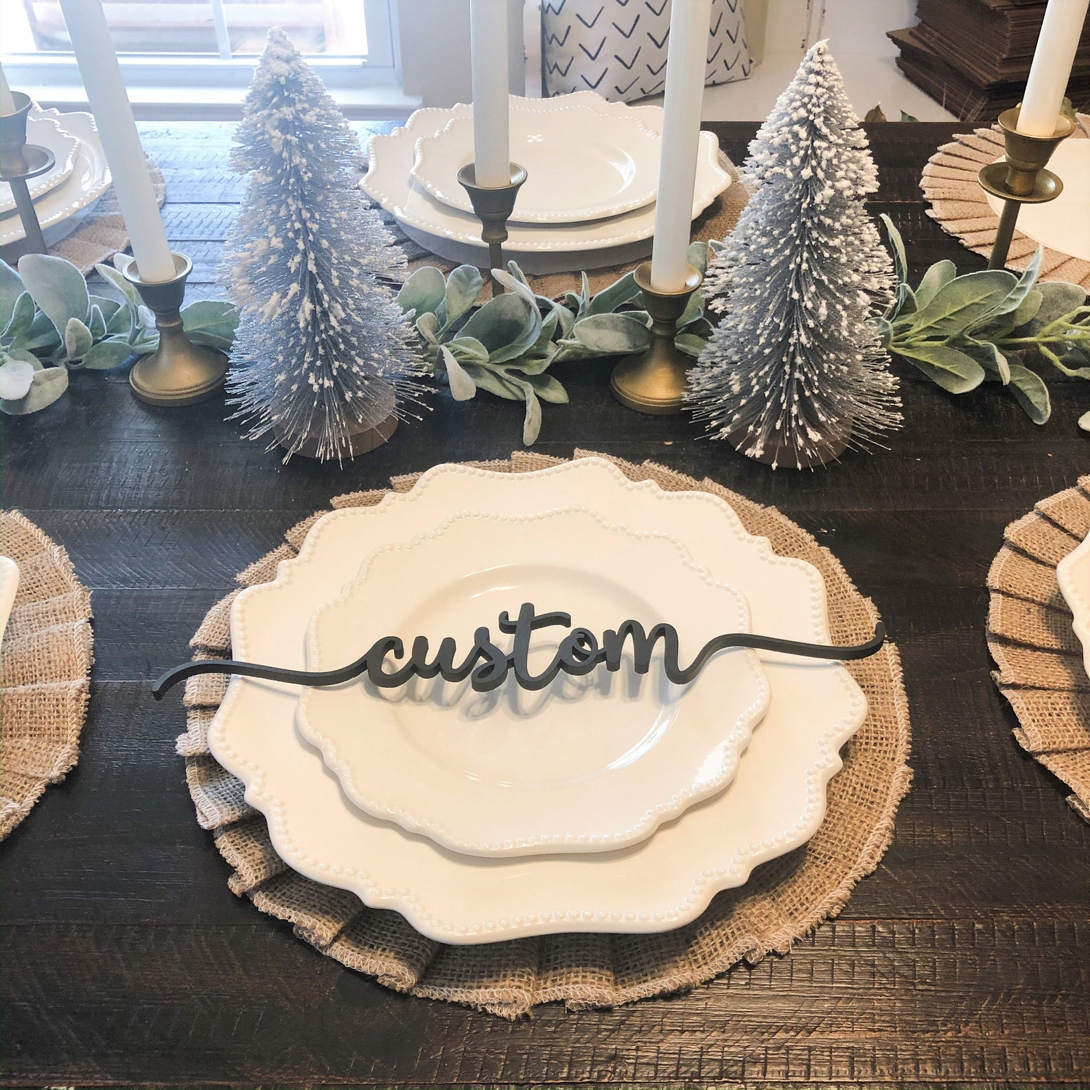 Custom Place Card Wooden Place Cards Wedding Place Cards | Etsy