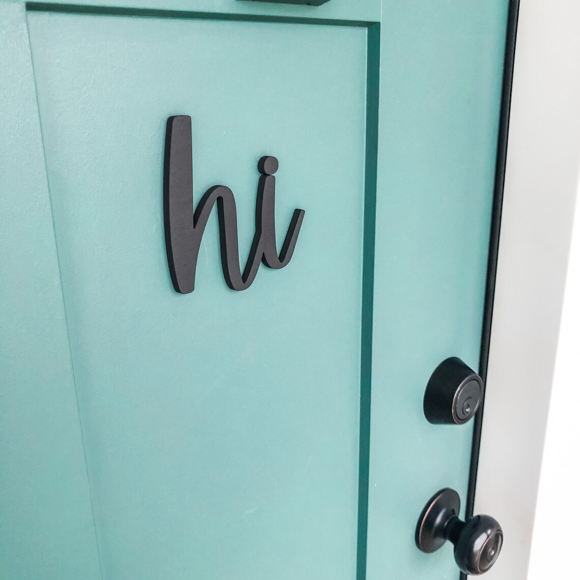 Hi Sign for Door Hi Sign for Wreath Hi Sign for Front | Etsy