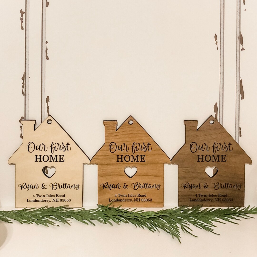 Our First Home Ornament, Christmas Ornament, Our First Christmas in Our ...