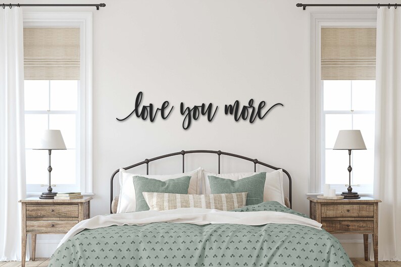 Above Bed Decor Custom Quote Sign Over the Bed Wall Decor - Etsy