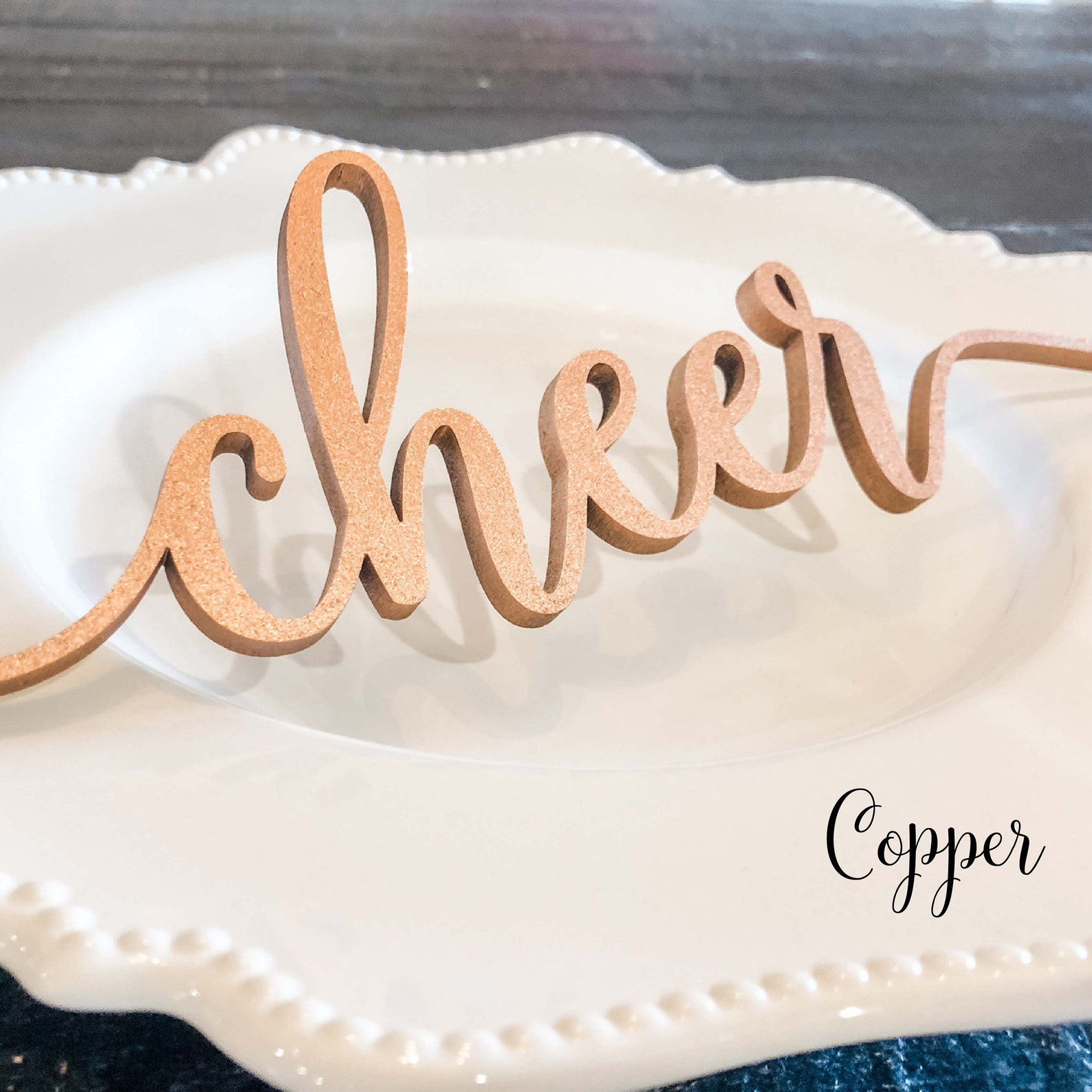 Custom Place Cards Last Name Sign Sweetheart Table Decor - Etsy
