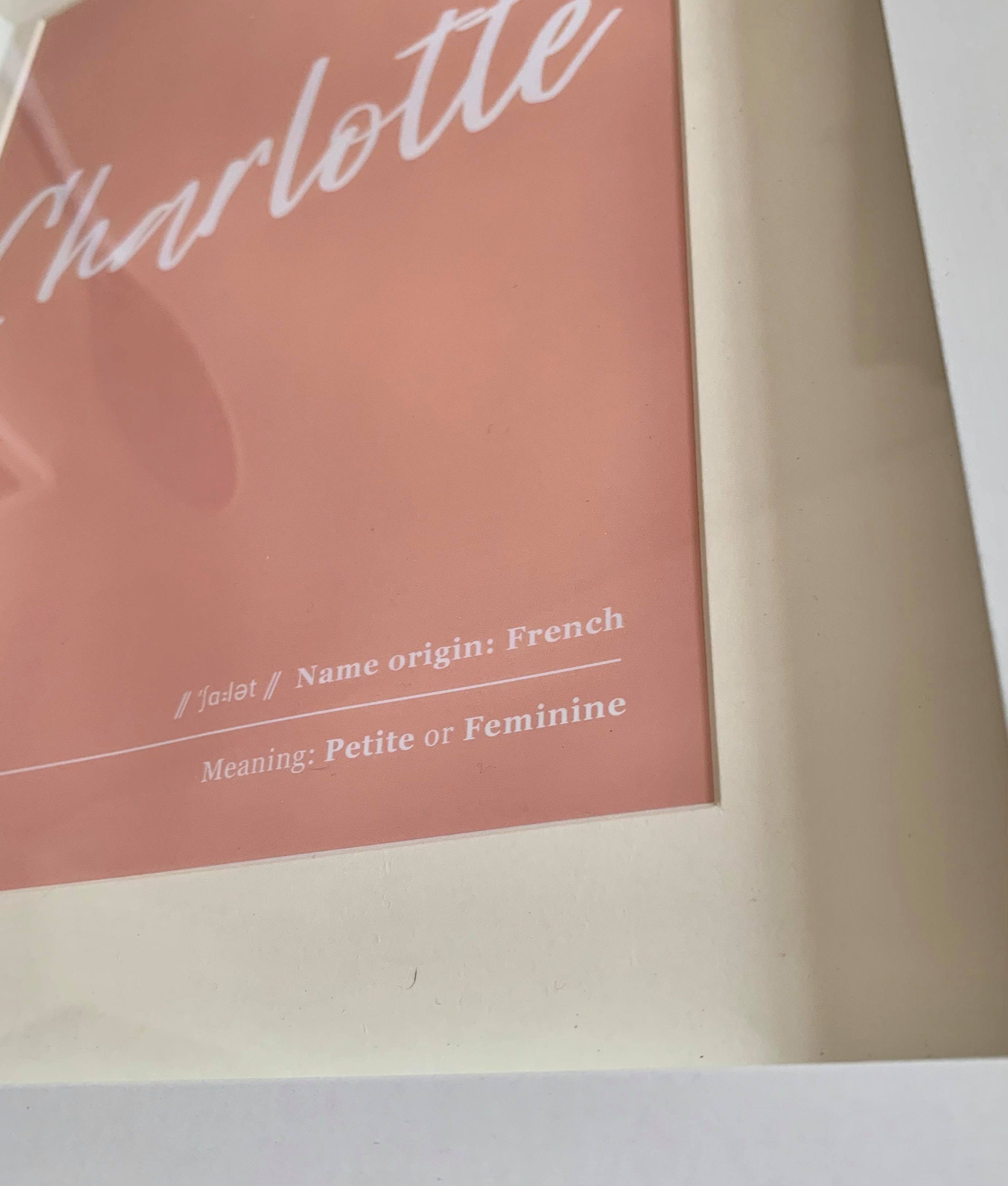 Baby Name Meaning Framed Poster, Name Origin Bespoke Nursery Art for ...