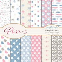 Digital Paper Pack - Etsy