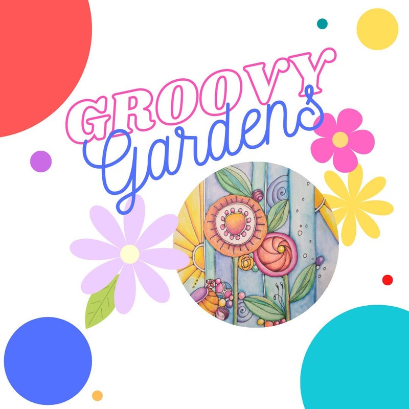 Groovy Garden - Etsy