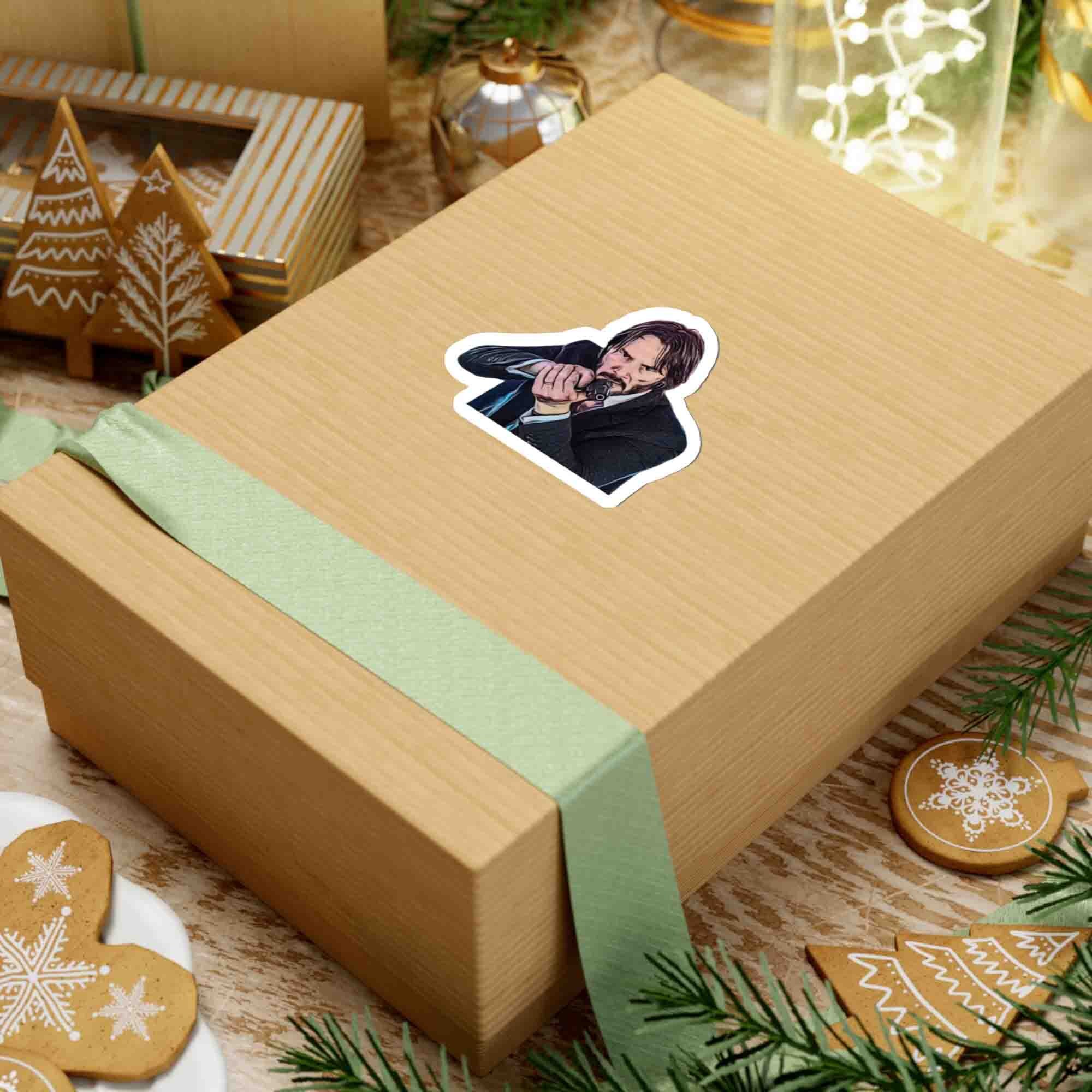 John Wick Chapter 4 Sticker, John Wick Ready for Fight, Dangerous Keanu ...