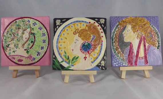 Handmade Ceramic Portraits | Etsy