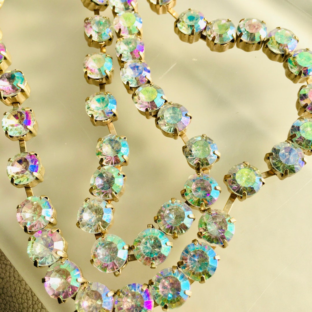 Special Order 3 Lengths Cup Chain 8mm or 6mm Choice AB Finish Crystal ...