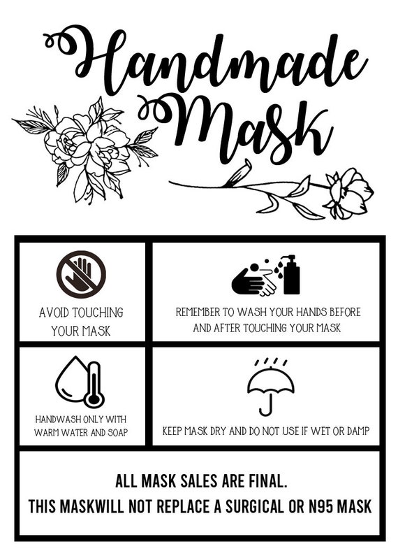 Face Mask Care Card Face Mask Card Face Mask Instructions Etsy UK face-mask-care-card-face-mask-card-face-mask-instructions-etsy-uk