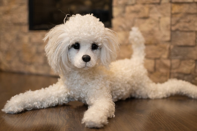 Puppy Angelica Realistic Toy Replica Poodle Dog Toy Poodle - Etsy