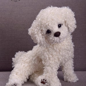 Puppy Michelle Realistic Toy, made to Order Poodle Dog , Toy Poodle ...