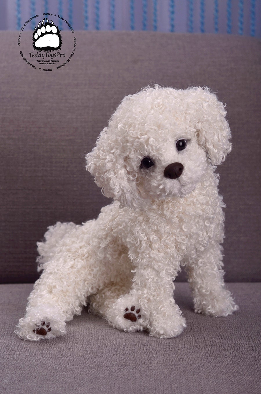 Puppy Michelle Realistic Toy made to Order Poodle Dog Toy | Etsy