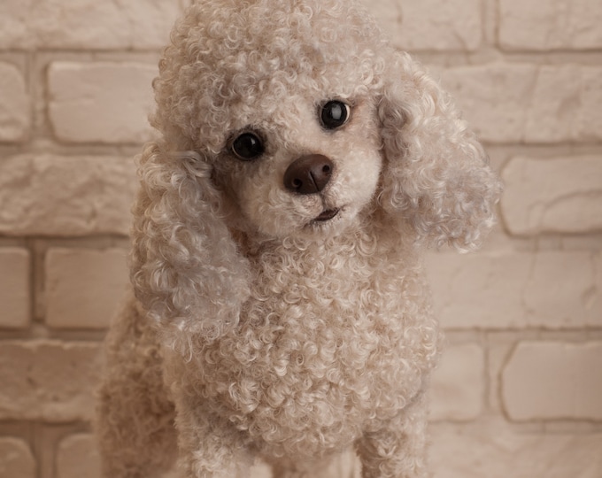 Puppy Oscar Realistic Toy made to Order Poodle Dog Toy - Etsy