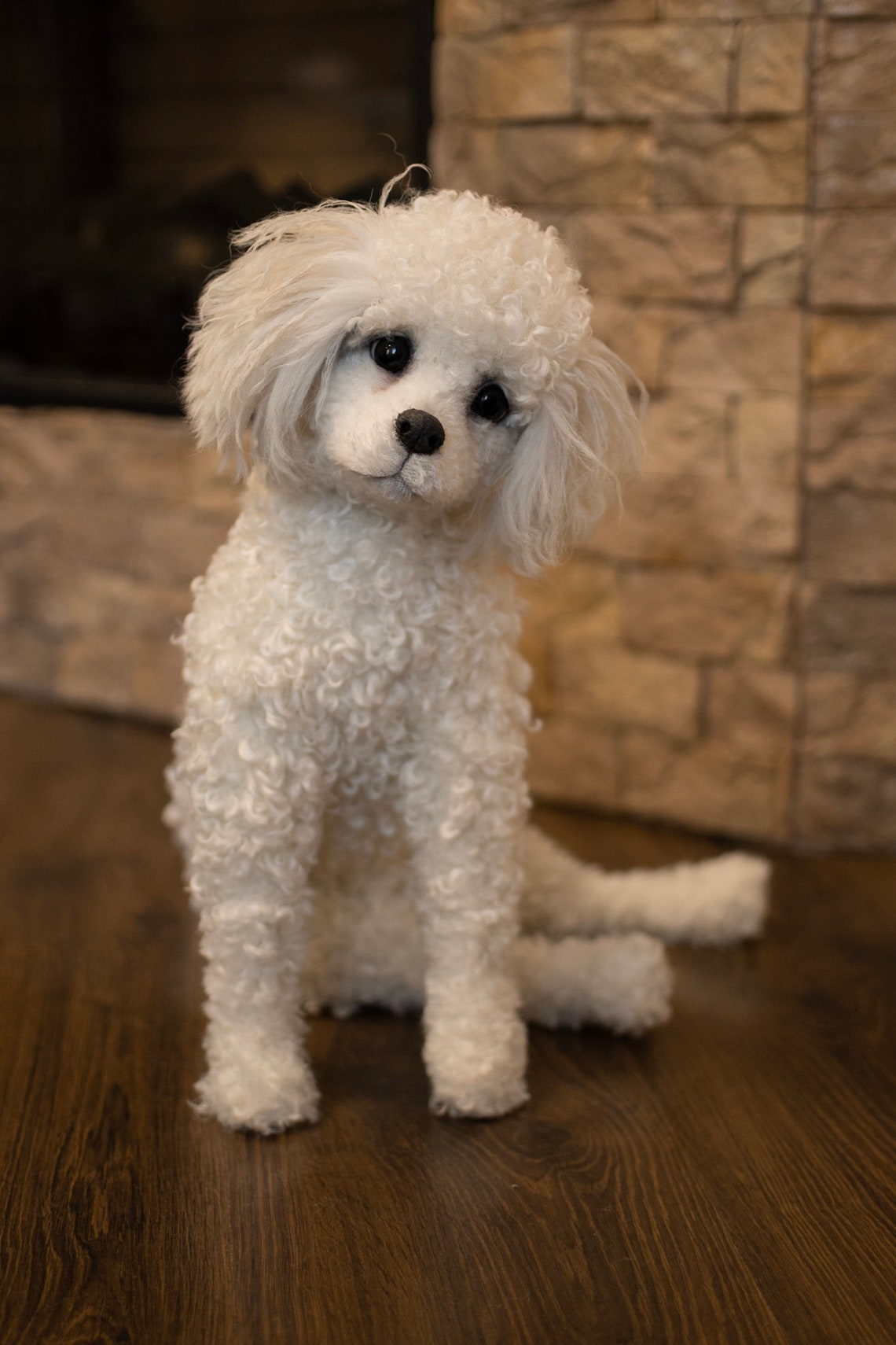 Puppy Angelica Realistic Toy Replica Poodle Dog Toy Poodle - Etsy
