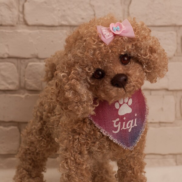Realistic Toy Poodle Plush - Etsy