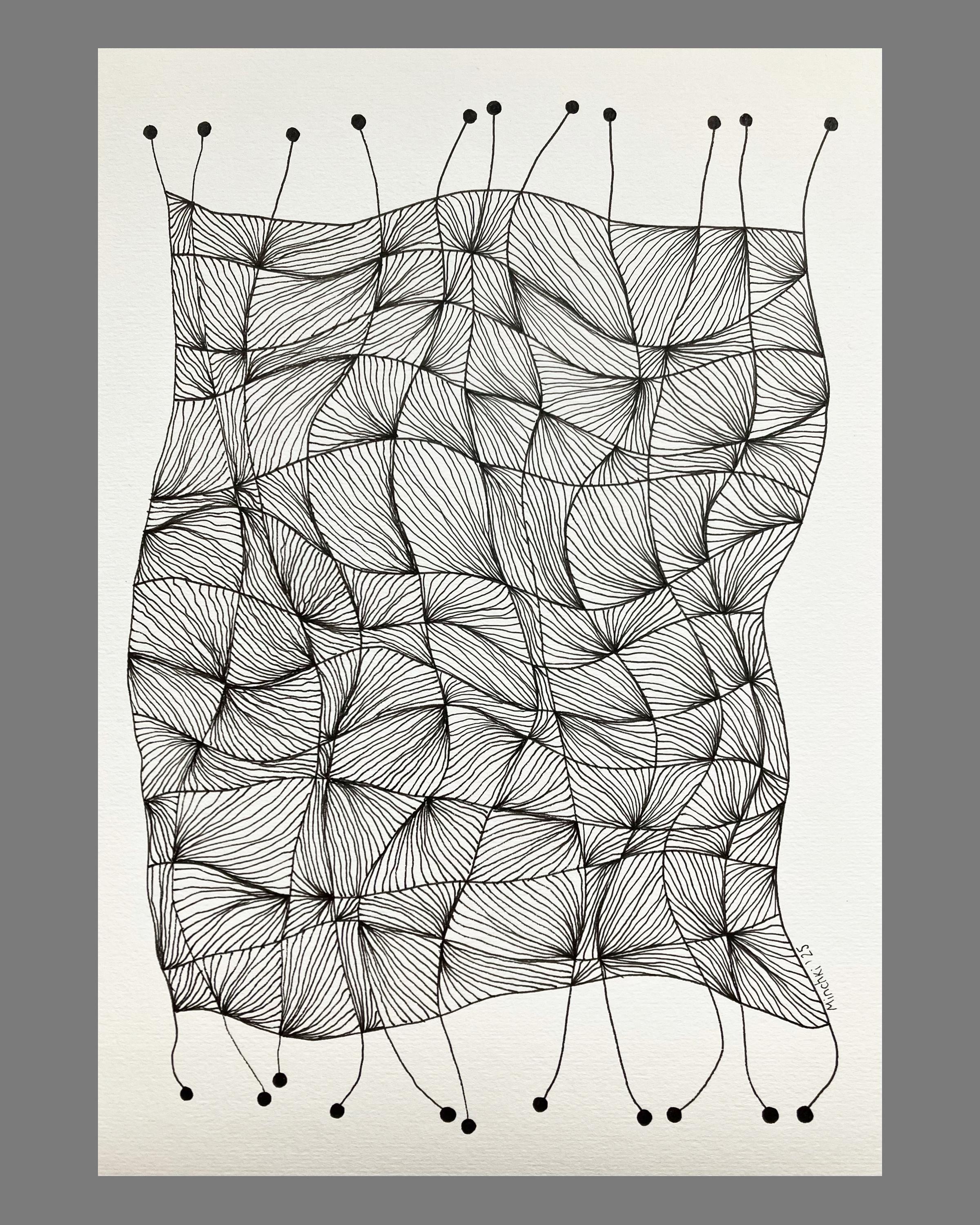 Original A4 Abstract Ink Drawing - Etsy