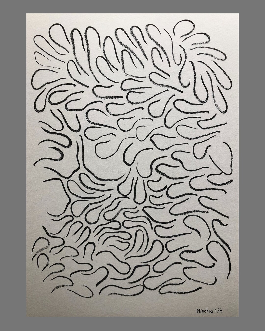 A4 Abstract Ink Pen Drawing - Etsy
