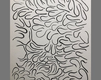 Original A4 Abstract Ink Drawing - Etsy