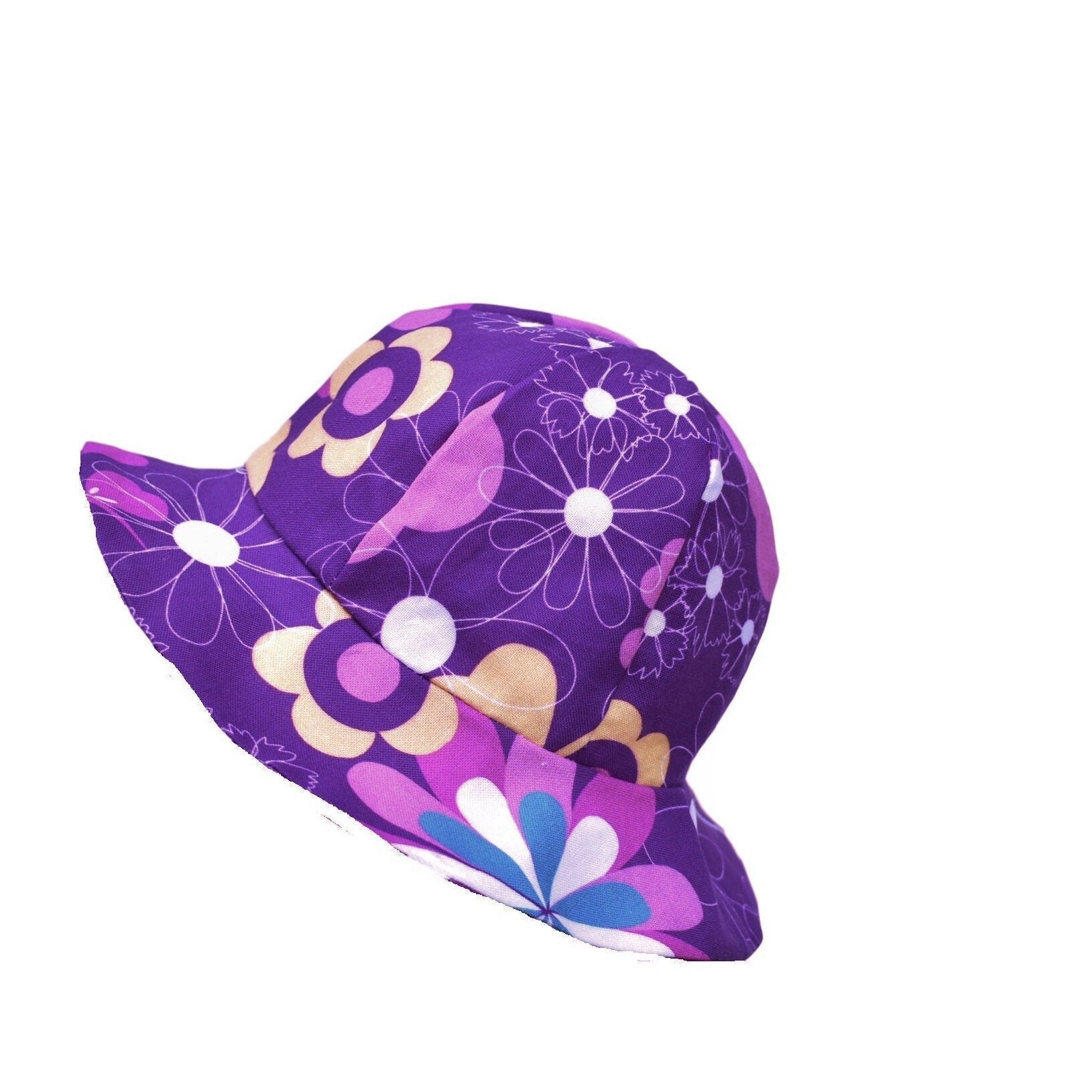 Reversible Flower Sun Hat | Etsy UK