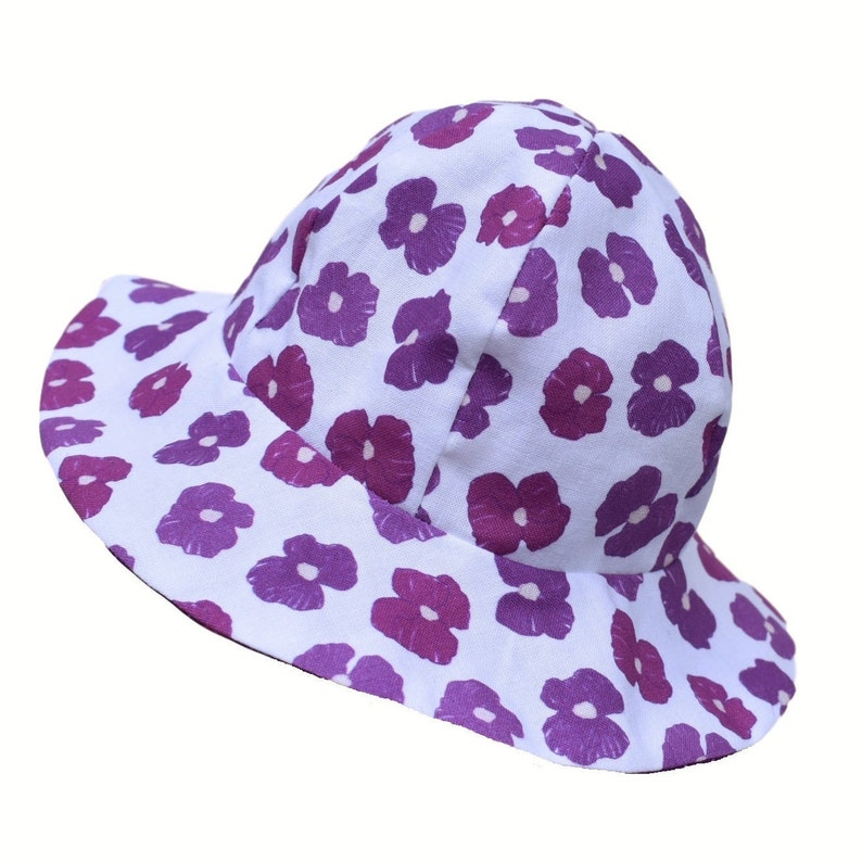 Reversible Flower Sun Hat | Etsy UK