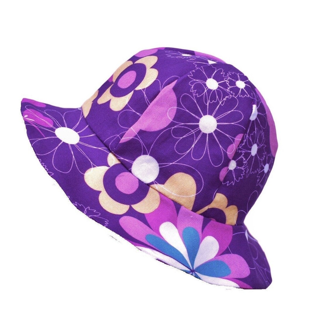 Reversible Flower Sun Hat - Etsy