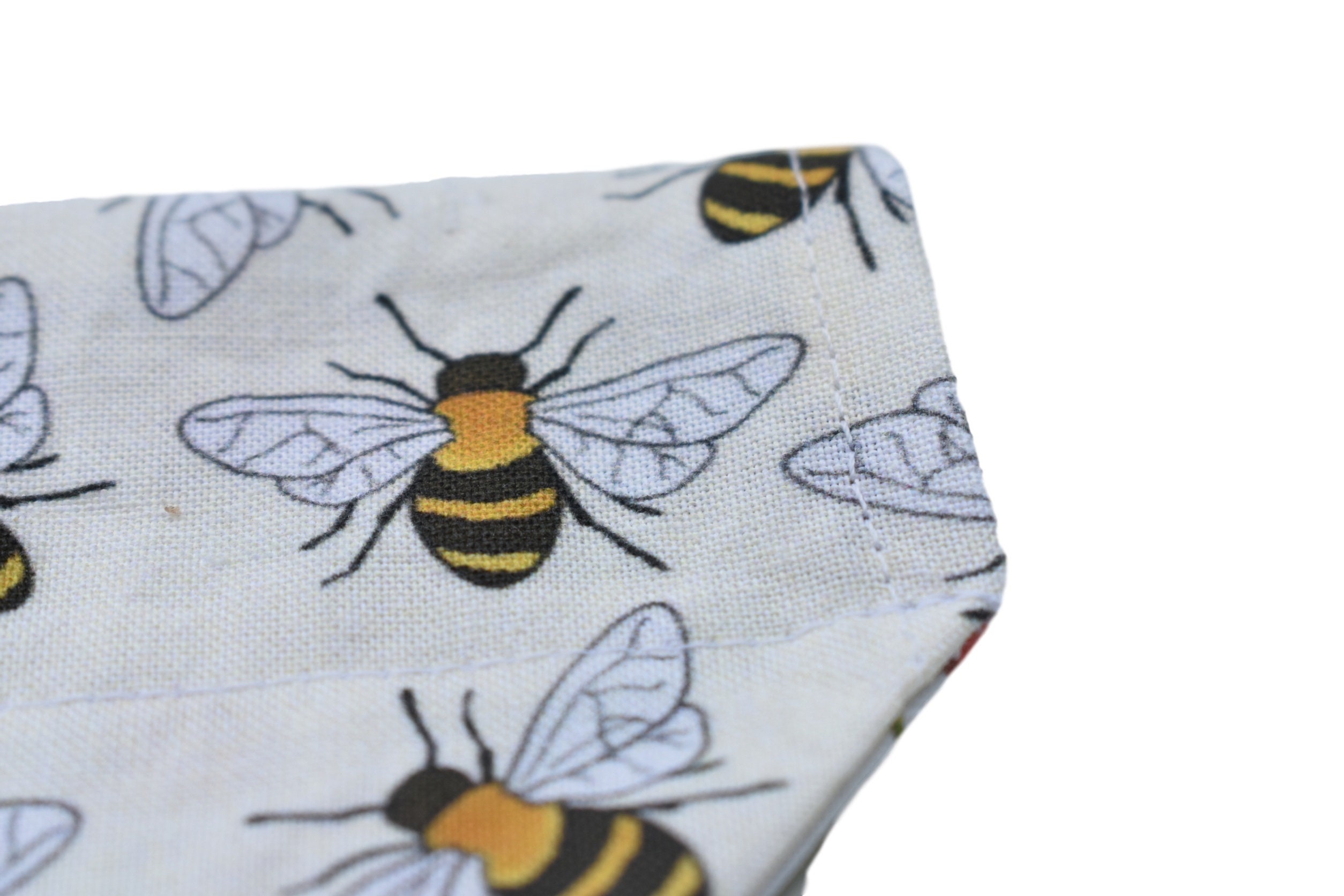 Reversible strawberry and bee dog bandana | Etsy