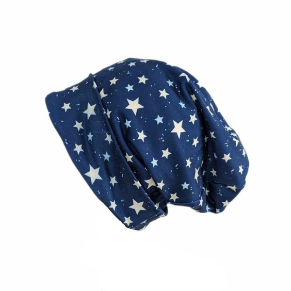 Blue Slouchy Beanie - Etsy