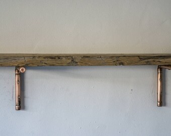 Copper shelf brackets | Etsy