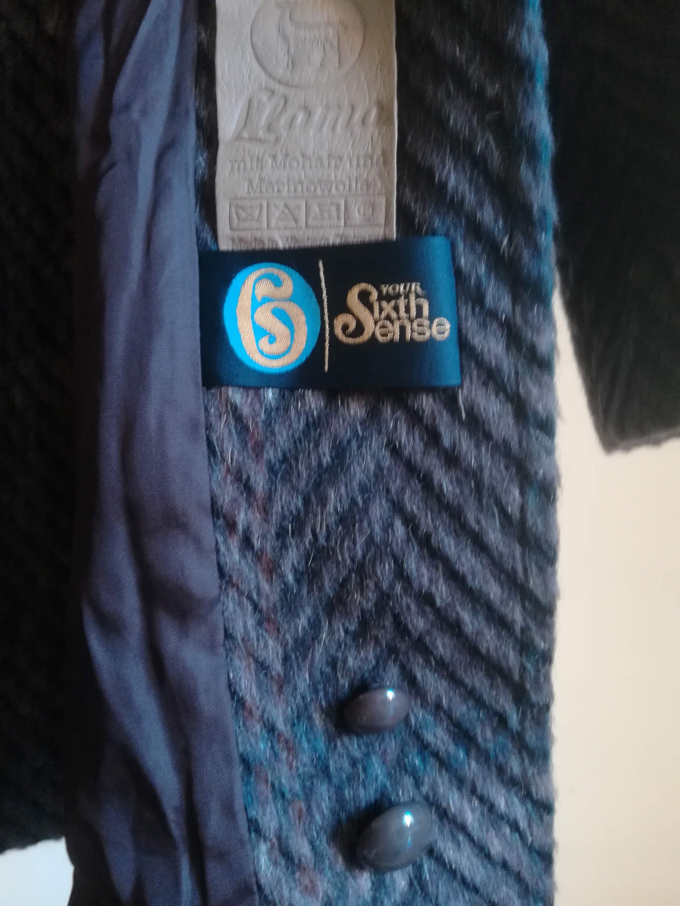 YOUR SIXTH SENSE Coat by C&A Vintage 80 Woman Swing Coat Brown Llama ...