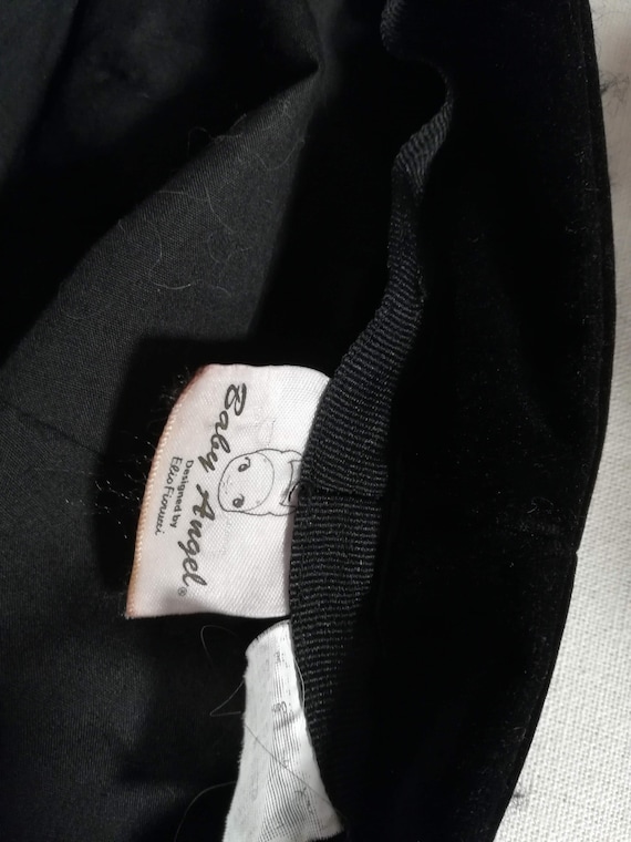 VELVET BASQUE BERET Vintage 90 'Baby Angel Designed b… - Gem