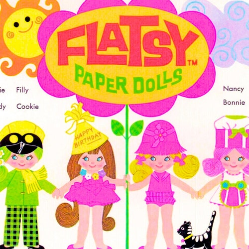 Vintage Paper Doll Printable PDF baby Paper Doll 70s 1970s - Etsy UK