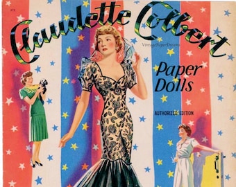 Vintage Paper Doll Printable PDF greer Garson Paper Doll 40s 1940s ...