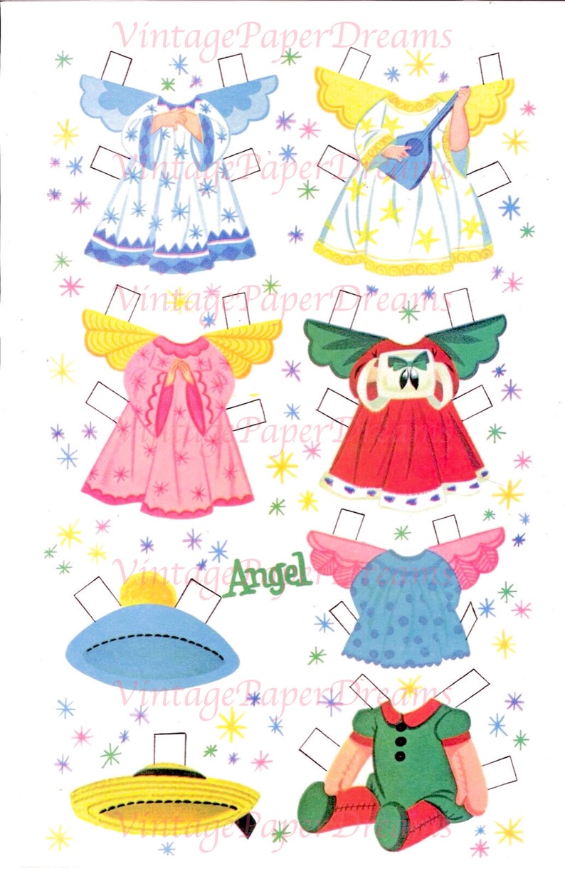 Vintage Christmas Activity Book Printable PDF Santa's Toyland Playbook ...