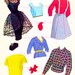 Barbie Paper Doll Printable PDF • barbie Ken Midge Paper Dolls ...