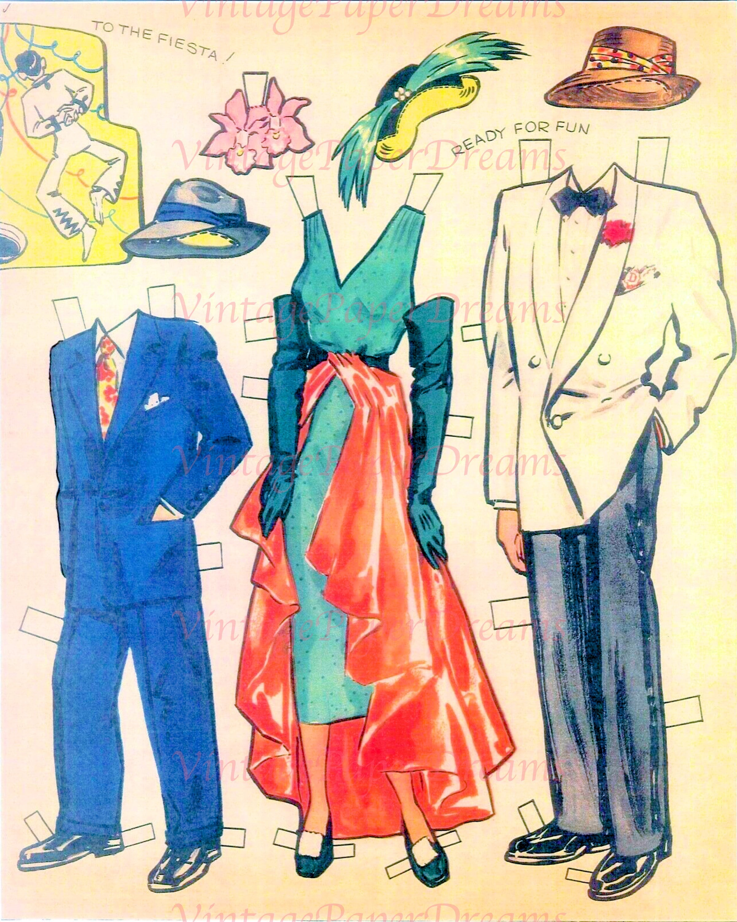 Vintage Comic Book Art Printable PDF blondie Paper Dolls - Etsy