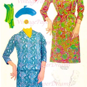 Vintage Paper Doll Printable PDF • Bewitched Paper Dolls • 60s 1960s ...