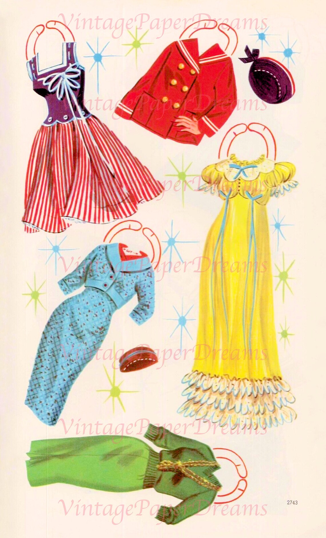 Vintage Paper Doll Printable PDF donna Reed Paper Doll 60s 1960s Woman ...