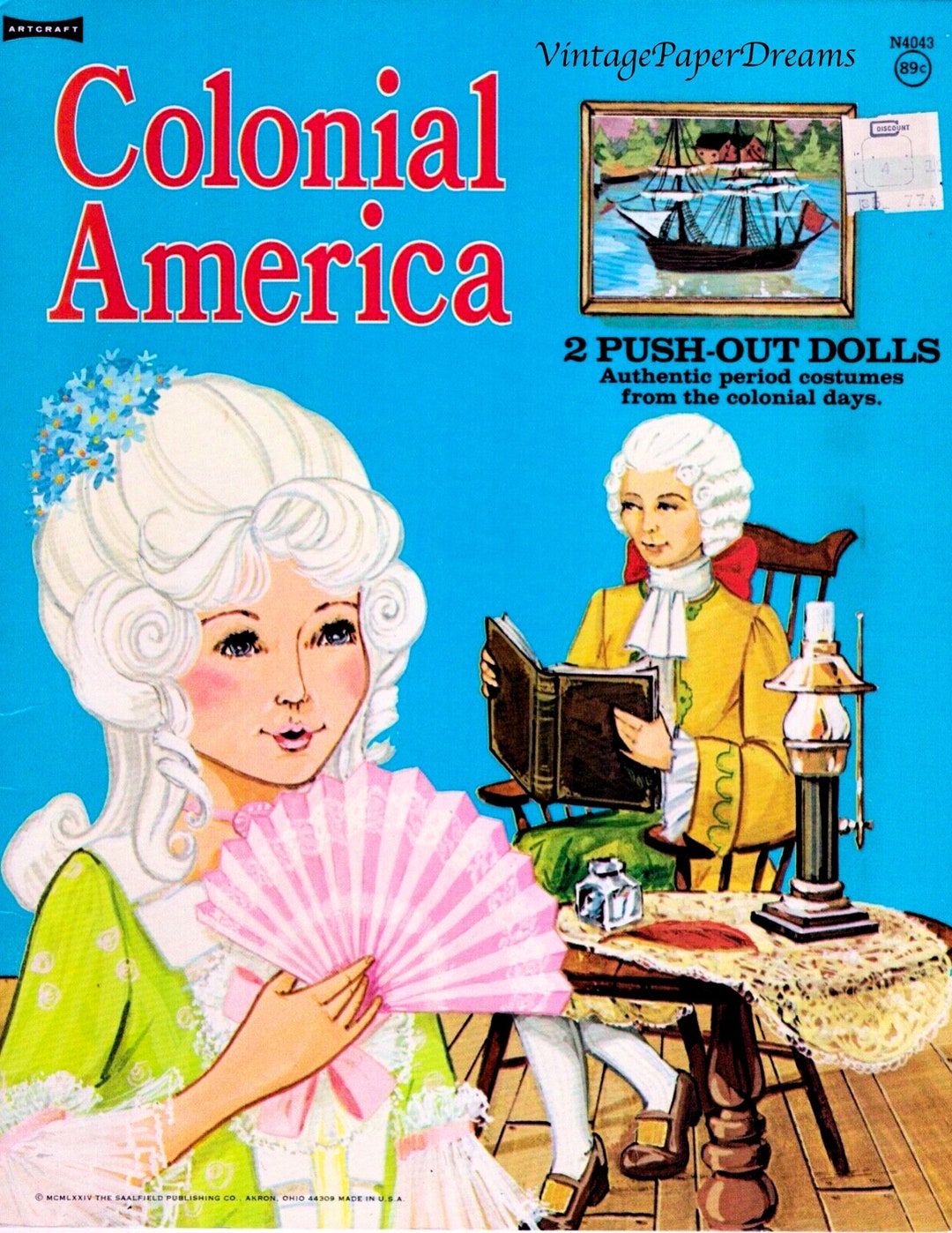 Vintage Paper Doll Printable PDF • Colonial America Pilgrim Paper Dolls ...