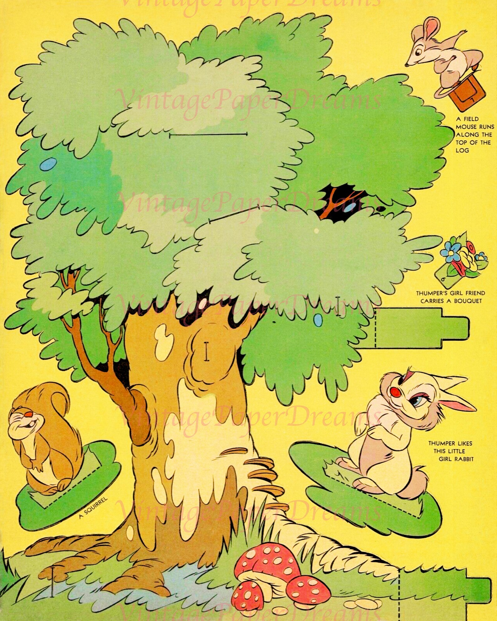 Vintage Paper Doll Printable PDF Bambi Paper Doll 30s 1930s Paper Doll ...