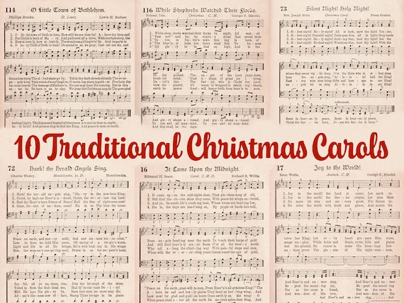 Free Printable Christmas Carol Sheets