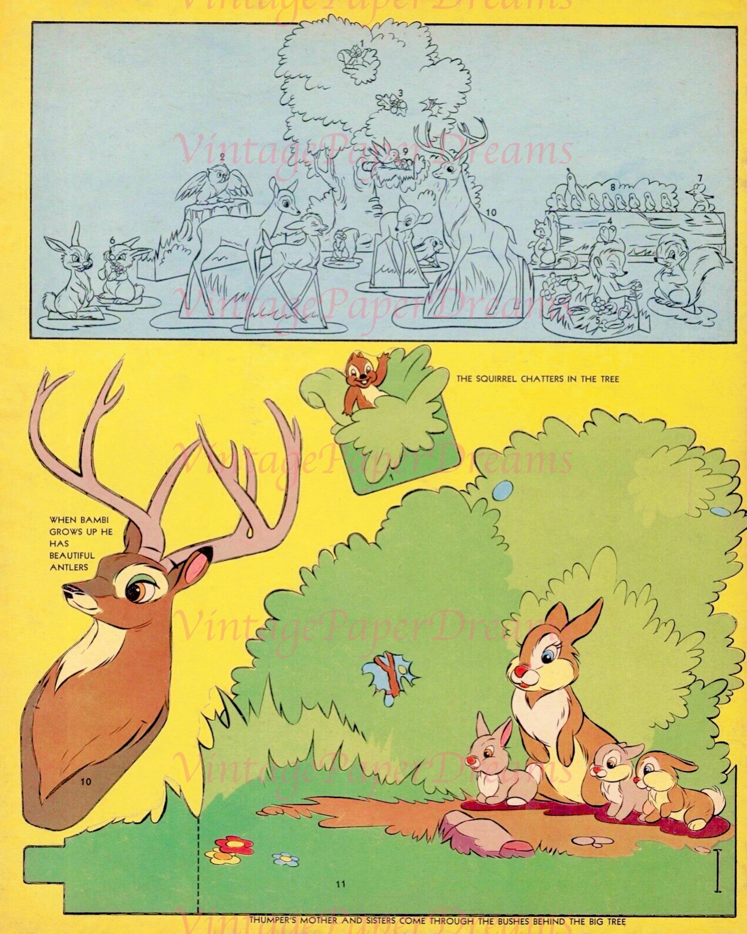 Vintage Paper Doll Printable PDF Bambi Paper Doll 30s 1930s Paper Doll ...