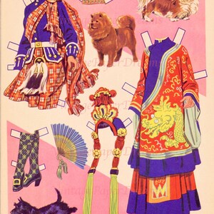 Vintage Paper Doll Printable PDF • airline Pilot Paper Dolls • 50s ...